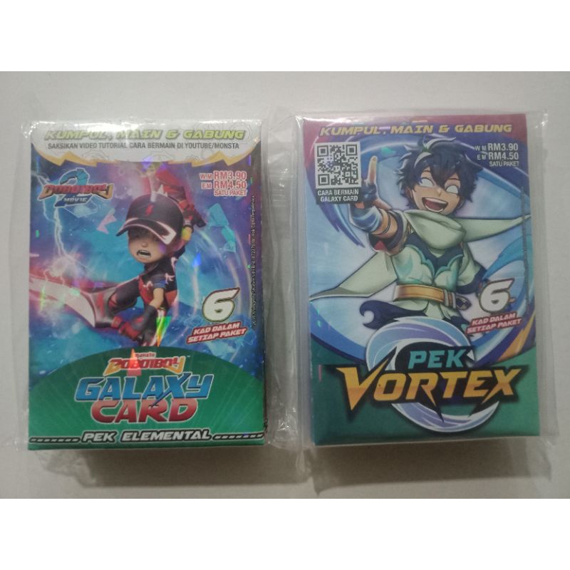 BOBOIBOY GALAXY CARDS (FULL SET) | Shopee Malaysia