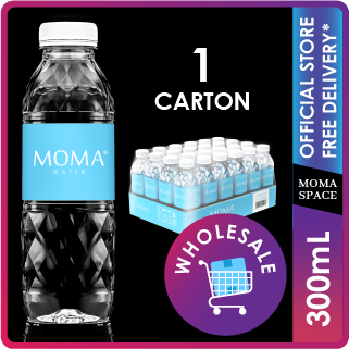 MOMAwater 300mL (1 carton x 24 bottles) - Pure Drinking Water - MOMA ...