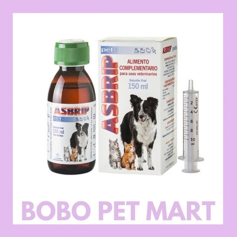 (CATALYSIS) ASBRIP Pets for Dogs & Cats 30ML / Nutritional Supplement ...