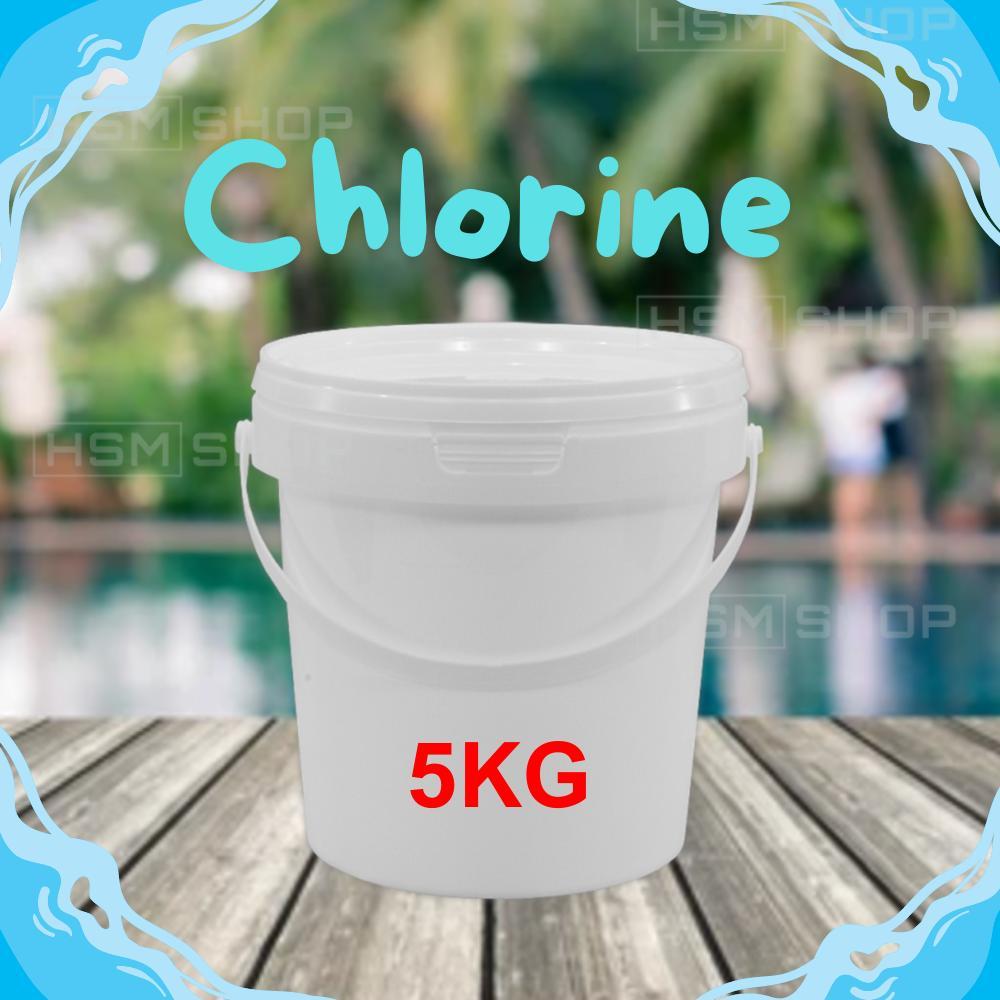 [READY STOCK] 5kg SWIMMING POOL CHLORINE POWDER / GRANULAR 70% ...