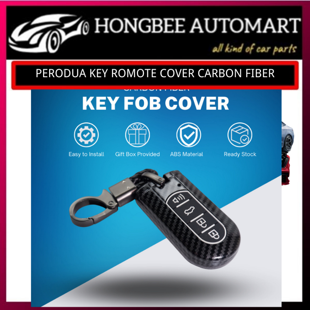PERODUA AXIA ARUZ BEZZA MYVI ALZA ATIVA CARBON FIBER KEY REMOTE ...