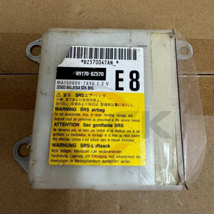 USED 89170-BZ570 PERODUA NEW MYVI D20N SRS AIR BAG ECU MODULE CONTROL ...