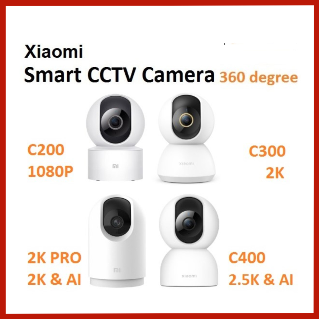 Xiaomi Mi Home Security Camera C200 / 2K C300 / 2.5K C400 / 3K C500 Pro ...