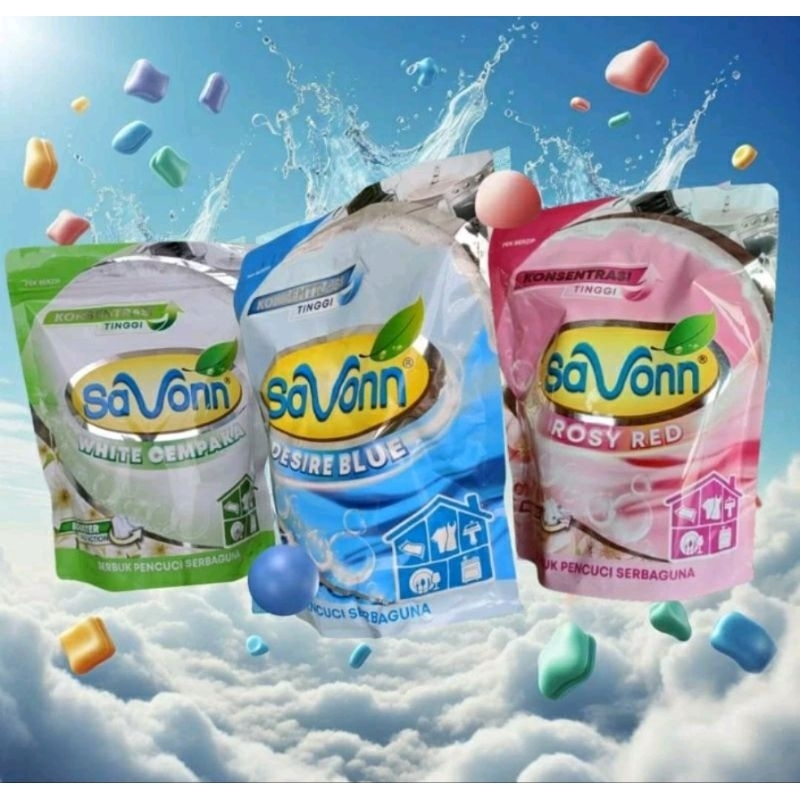 SAVONN MAGIC ( BELI 2 DAPAT 1 FREE GIFT ) / SAVON || CEMPAKA, ROS, ROSY RED, DESIRE BLUE,WHITE ...