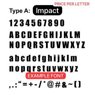 PVC Foamex Size 10cm high - Custom 3D Wording Alphabet Branding Sign ...