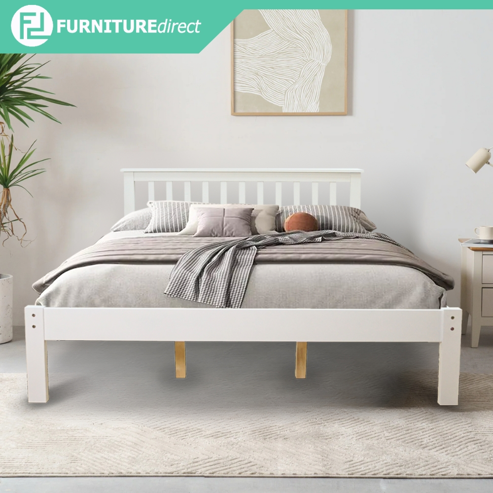 Furniture Direct KATIE CLINTON solid wood queen size bed frame/ katil ...