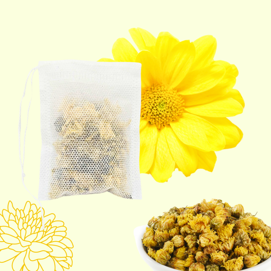 Bag Uncang Teh Bunga Kekwa (5g x 1pcs) Dried Chrysanthemum Tea Bag ...