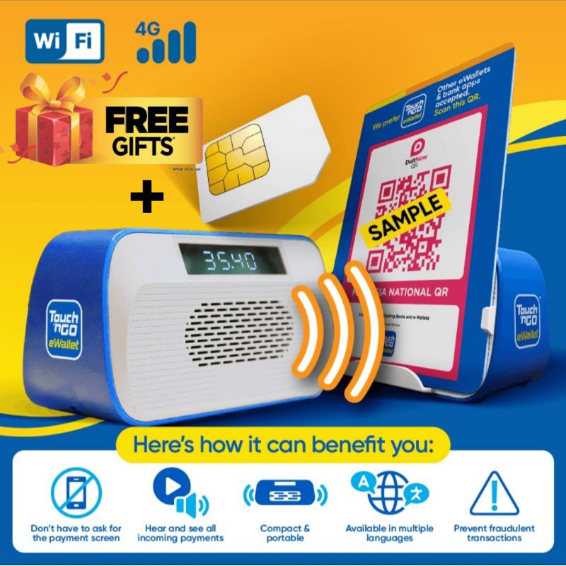 TNG EWALLET MERCHANT SOUNDBOX | Shopee Malaysia