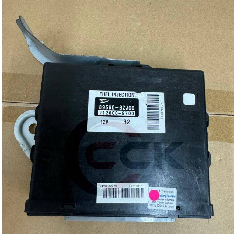 89560-BZJ00 PERODUA MYVI LAGI BEST 1.3 CC ENGINE CONTROL ECU UNIT 100 % ...