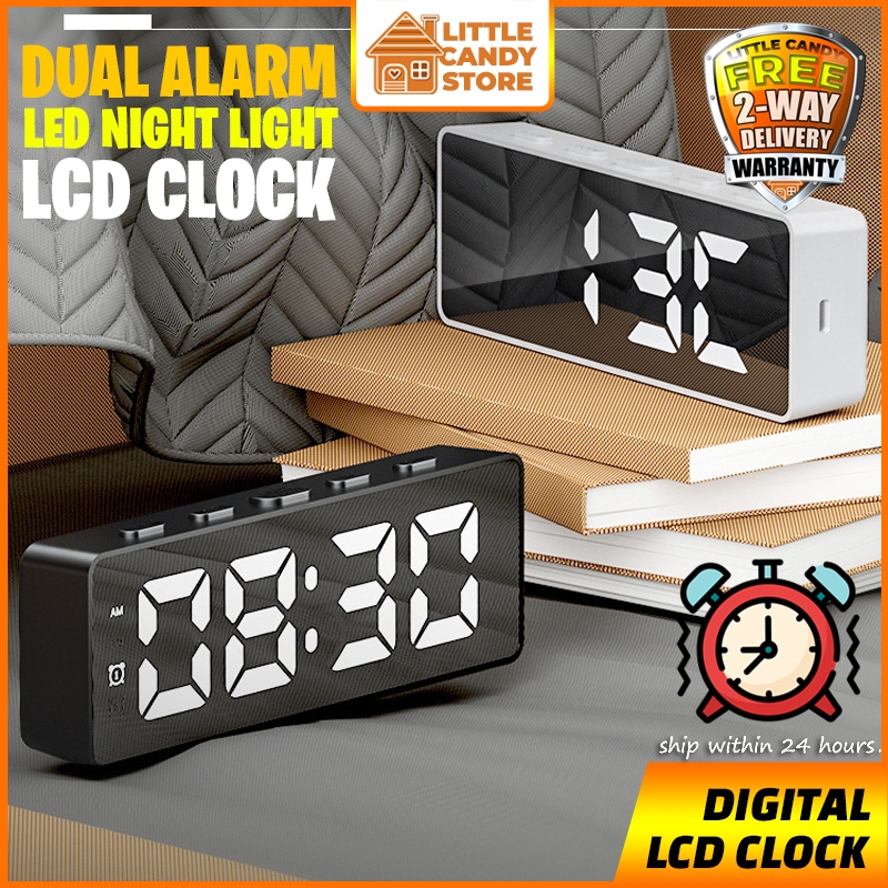 LED Digital Clock Z16 BIG Screen Household Dual Alarm Clock ...