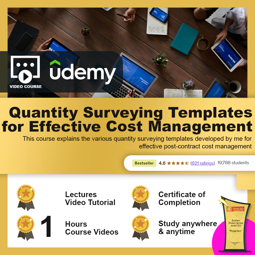 [Video Course] Quantity Surveying Templates for Effective Cost ...