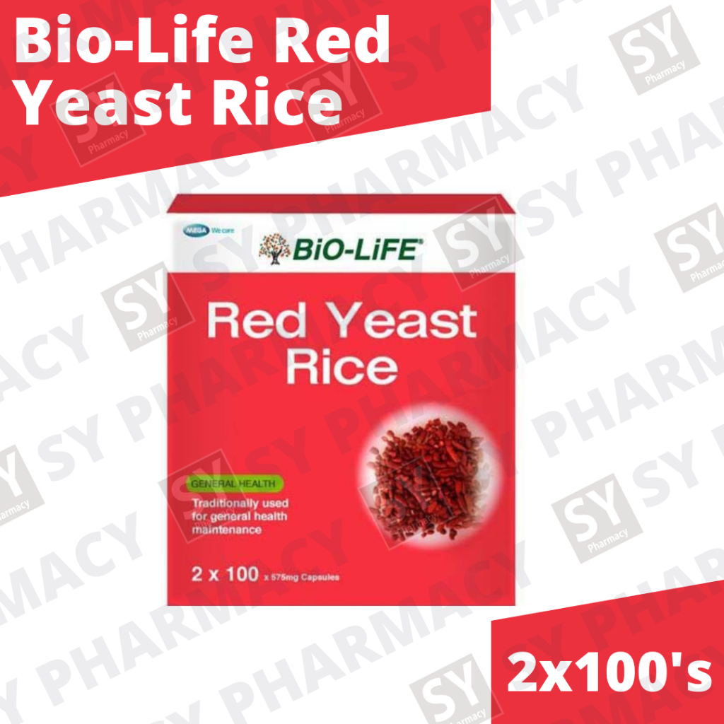 Bio-Life Red Yeast Rice 2x100's (Exp: 04/2026) | Shopee Malaysia