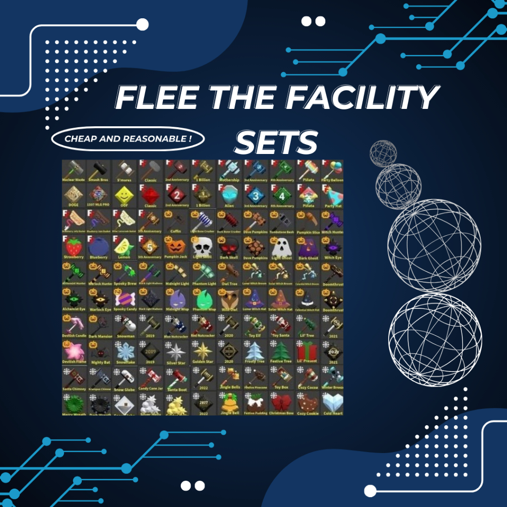 🔥 FTF SETS 🔥 ROBLOX FLEE THE FACILITY | Shopee Malaysia