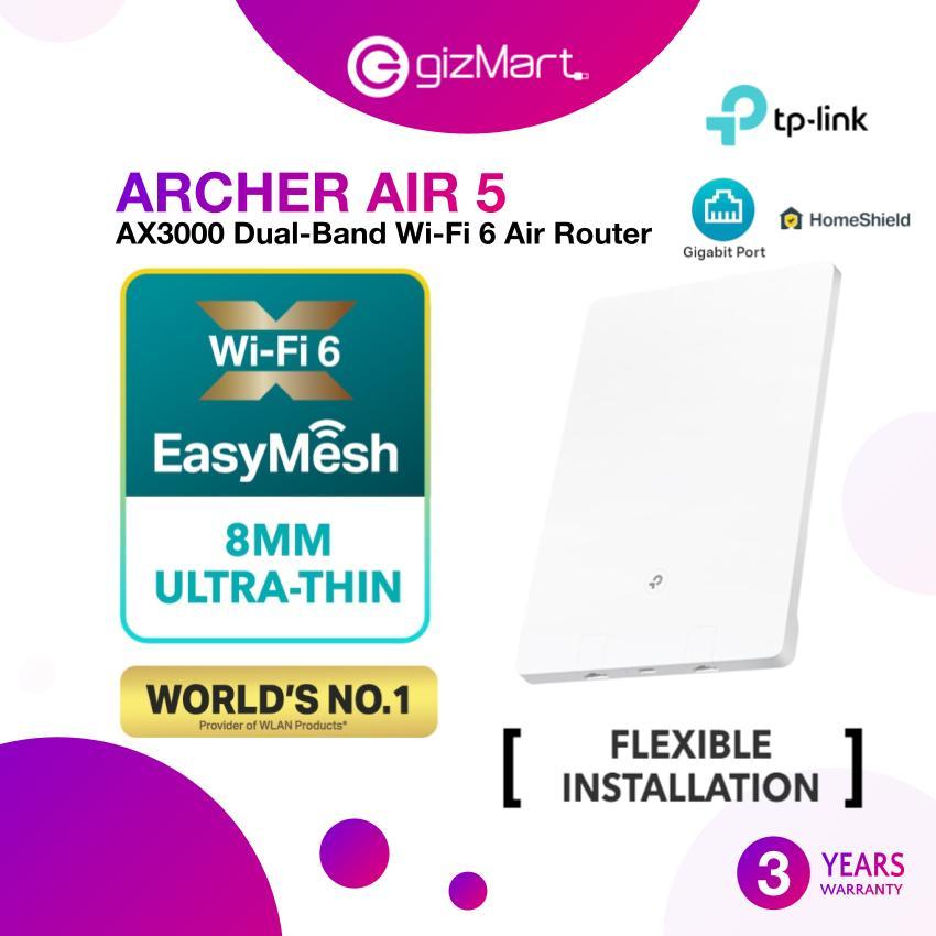 TP-Link Archer Air R5 Wi-Fi 6 AX3000 Router Dual-Band Ultra-Thin Air ...