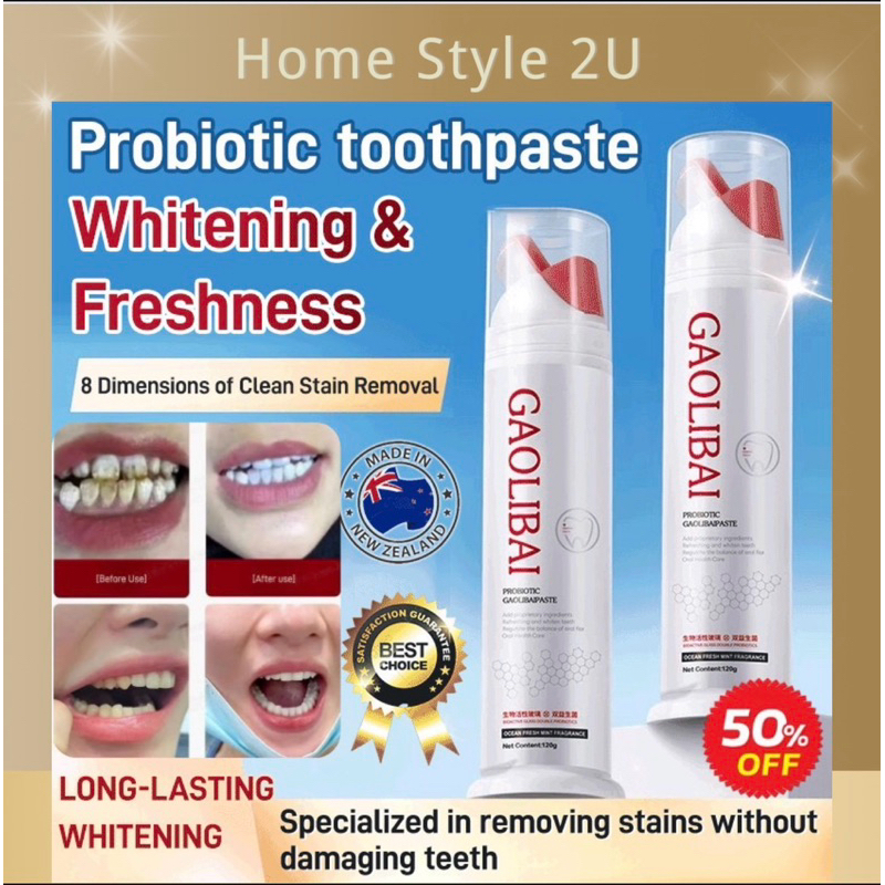 GaoLiBai Double Whitening Toothpaste Probiotics Whitening Toothpaste ... GaoLiBai Double Whitening Toothpaste Probiotics Whitening Toothpaste ...