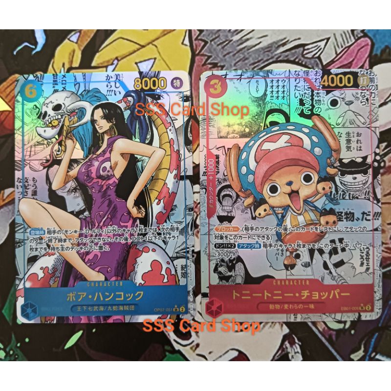 One Piece Card Manga Boa·Hancock+Tony Tony Chopper | Shopee Malaysia