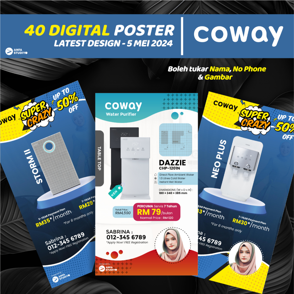 41 Digital Poster Produk Coway (Latest Design) - 5/6/2024 | Shopee Malaysia