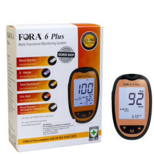 Fora 6 Plus Multi-parameter Monitoring System With Glucose Strip 10s ...