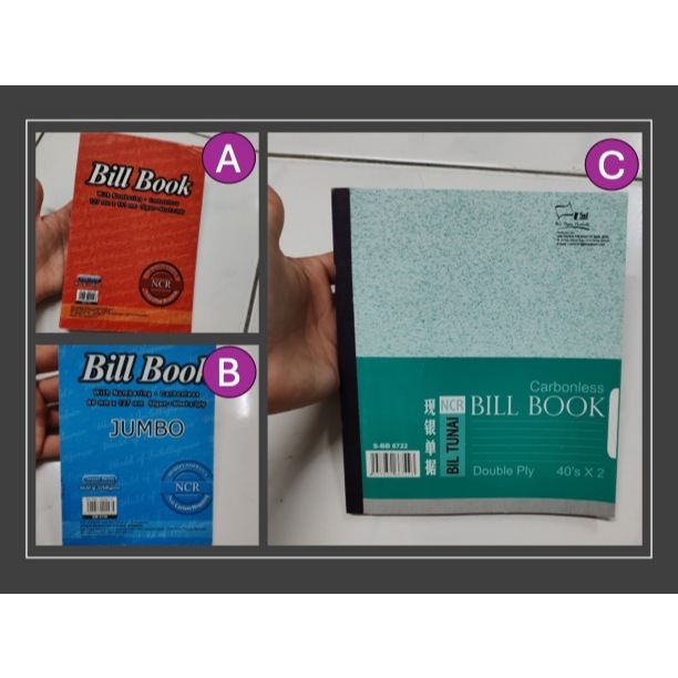 Buku Bill | Buku Resit Bill book 收据单簿 Malaysia Ready stock 大马现货 ...