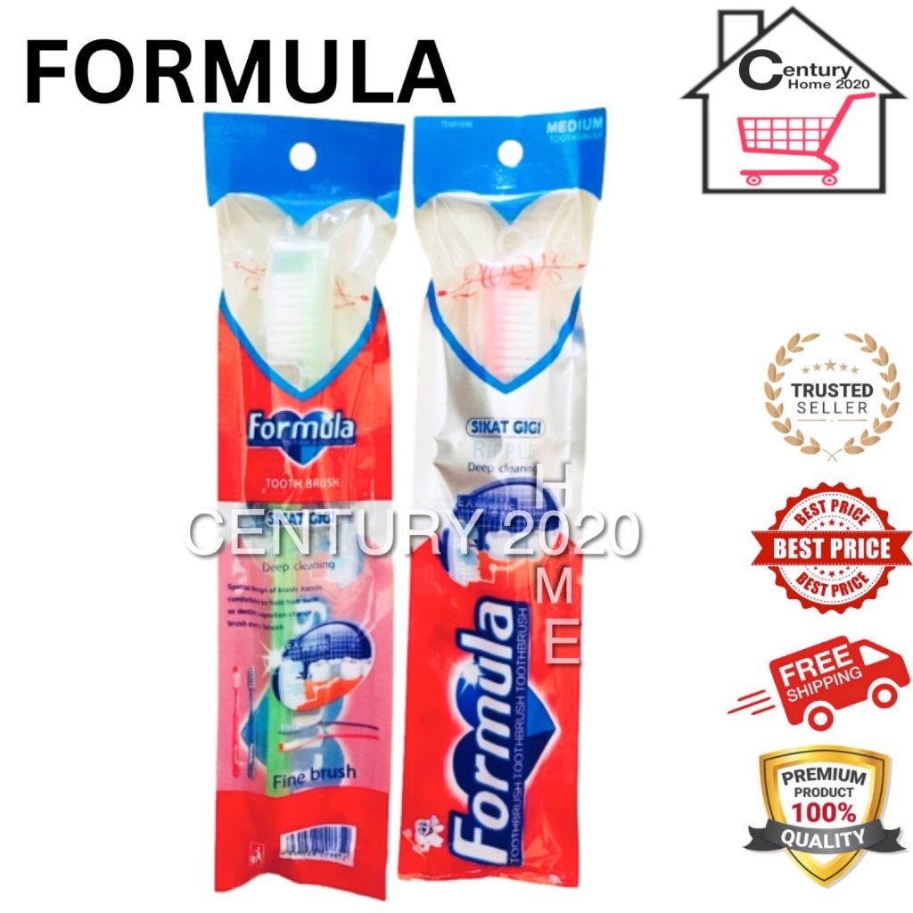 FORMULA Silver Toothbrush Multi-Care Anti-Bacterial Toothbrush | Shopee ...