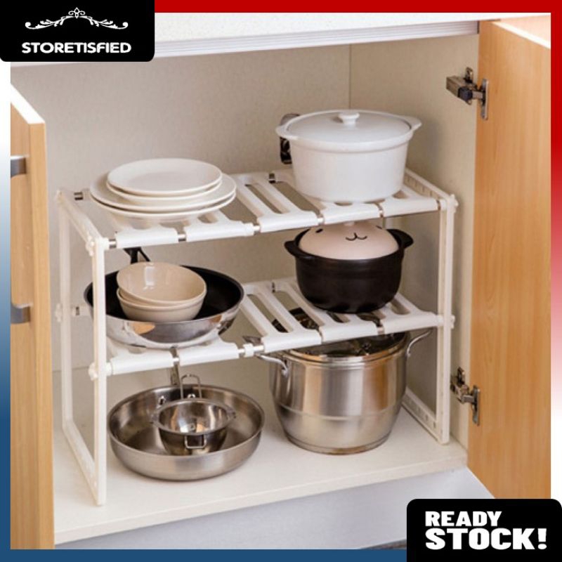 RAK BAWAH SINKI | Rak Susun Barangan Dapur | Rak Serbaguna | Kabinet ...