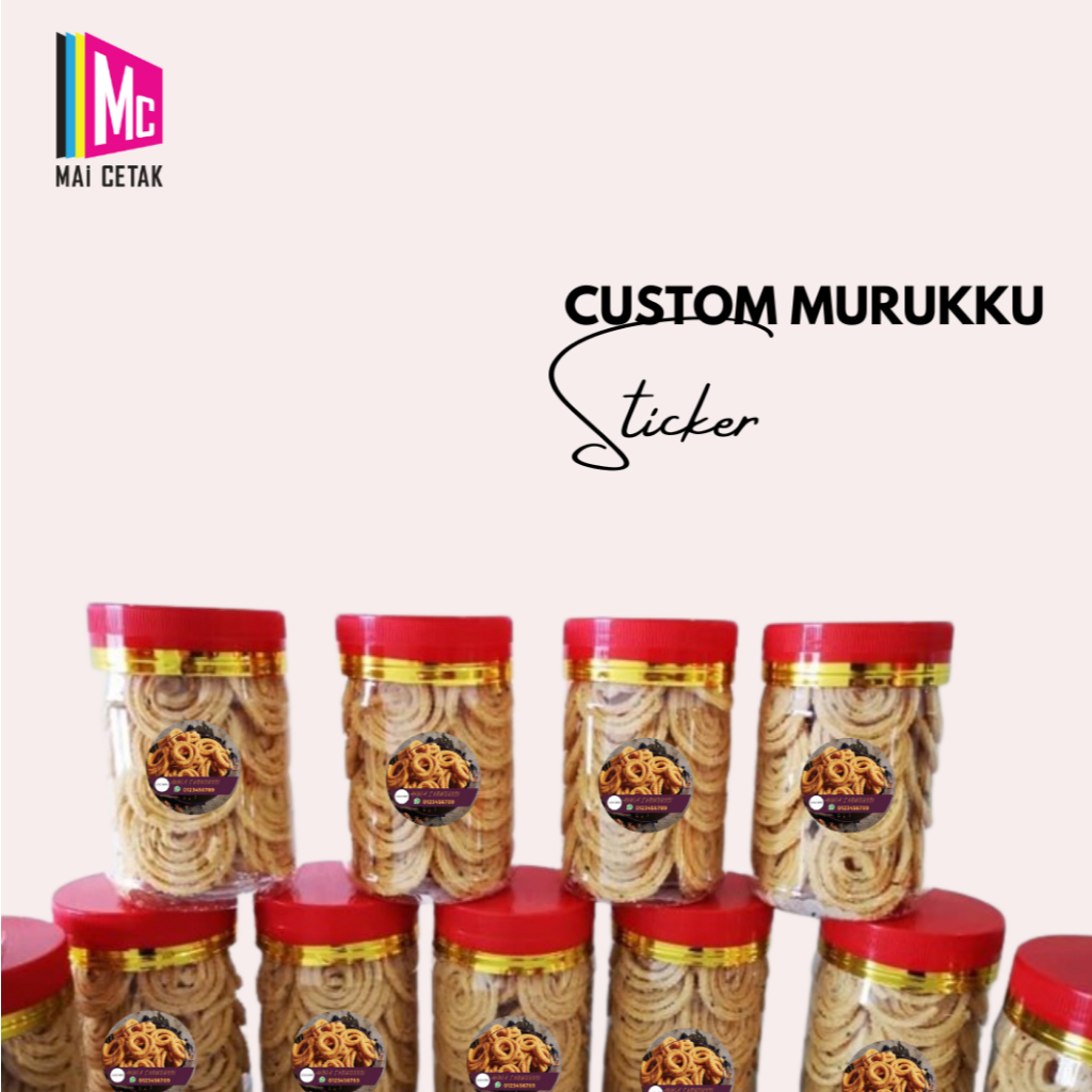 MAICETAK - Custom Murukku Sticker/Happy Diwali 2023 | Shopee Malaysia