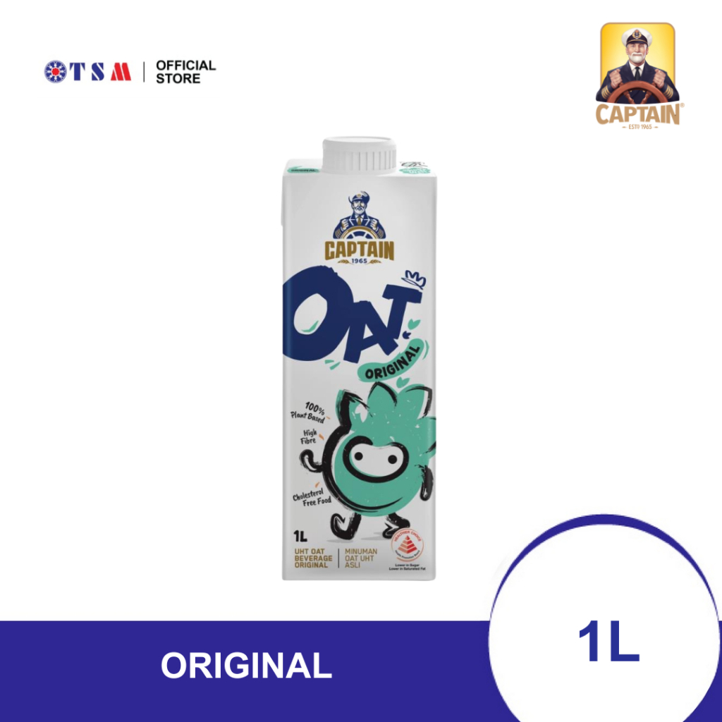 CAPTAIN OATS MILK - ORIGINAL 1L | Shopee Malaysia