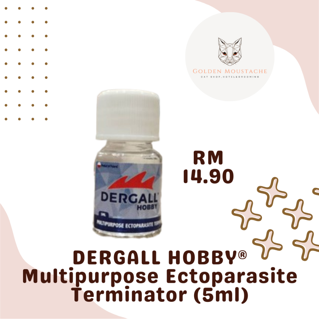 Dergall Hobby Ectoparasite Flea Terminator | Kills Flea & Ticks | Spray ...