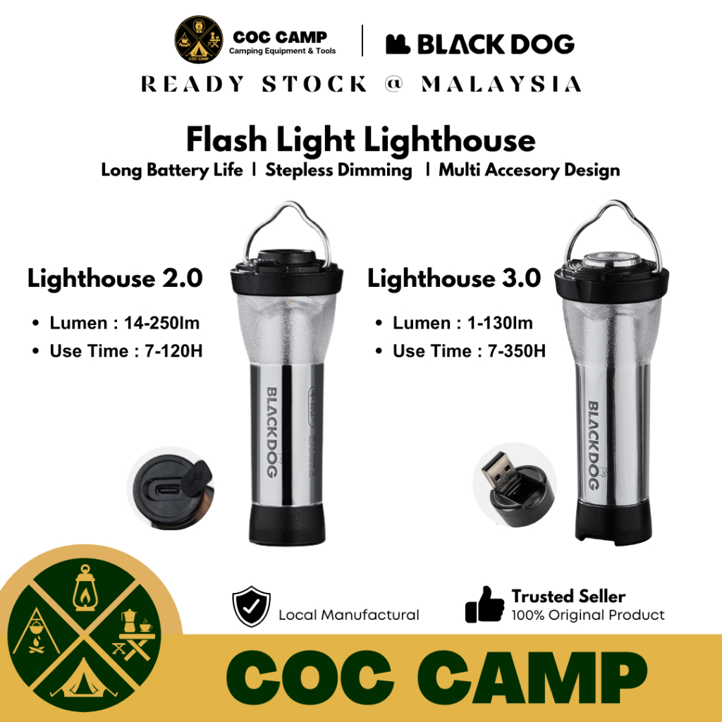 Blackdog Lighthouse Flashlight 3.0 Atmosphere LED Torch Flash Light for ...