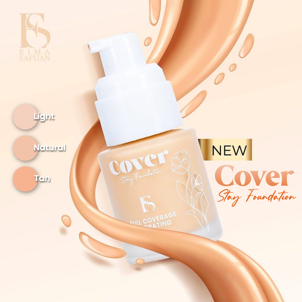 Eima Safuan Foundation / Eimasafuan Cover Stay Liquid FD High Full Coverage Hydrating Glowing ...