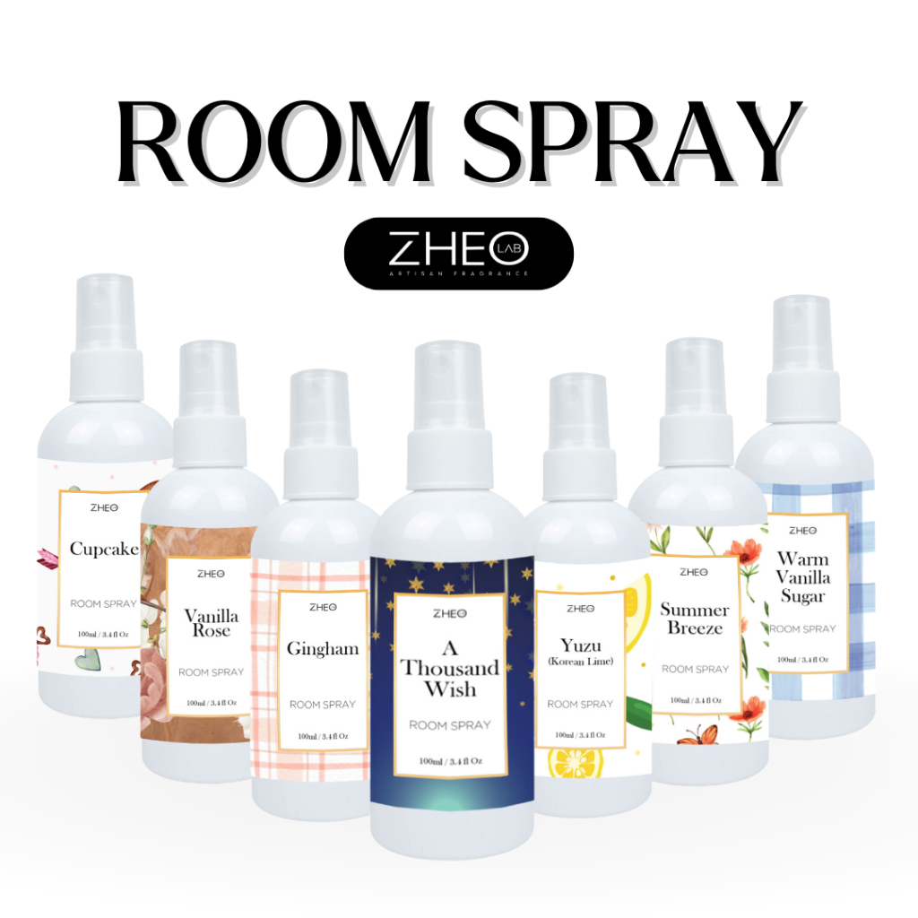 ZHEO LAB Room Spray 100ml Fabric Perfume Spray Room Mist Pewangi Fabrik ...