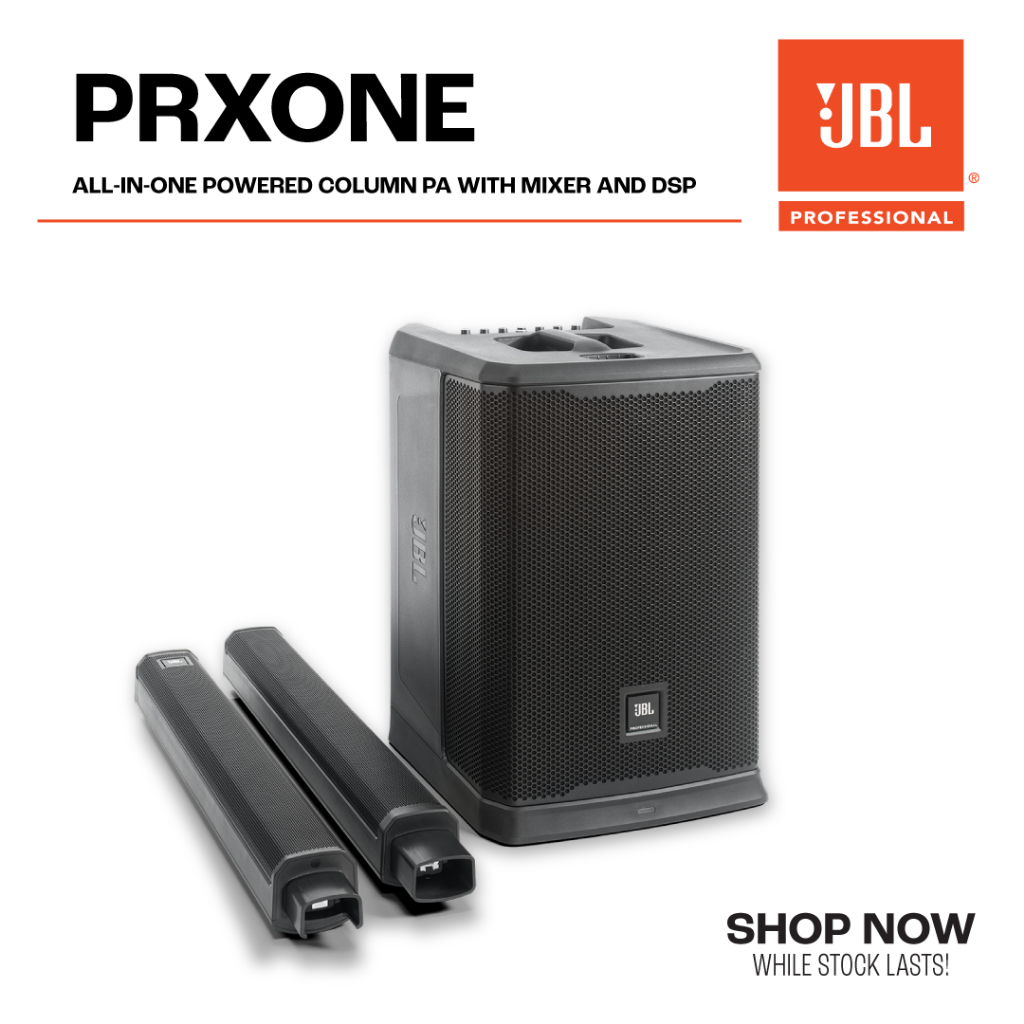 JBL Professional All In One Professional PRXONE Powered Column Speaker ...