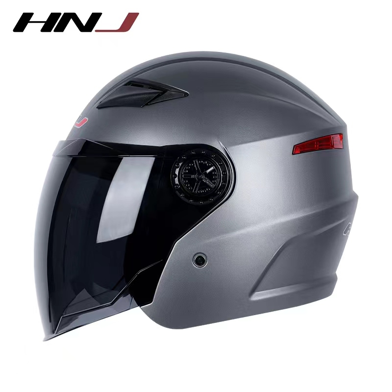 HNJ Motorcycle Helmet Motor Murah Half Cut Open Face(Suit 56-62CM ...