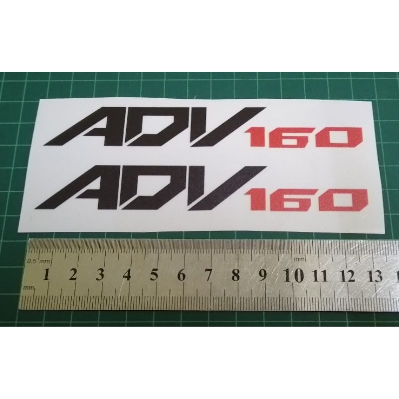 Honda ADV150 & ADV160 Decorative Transparent Printed Sticker (Side ...