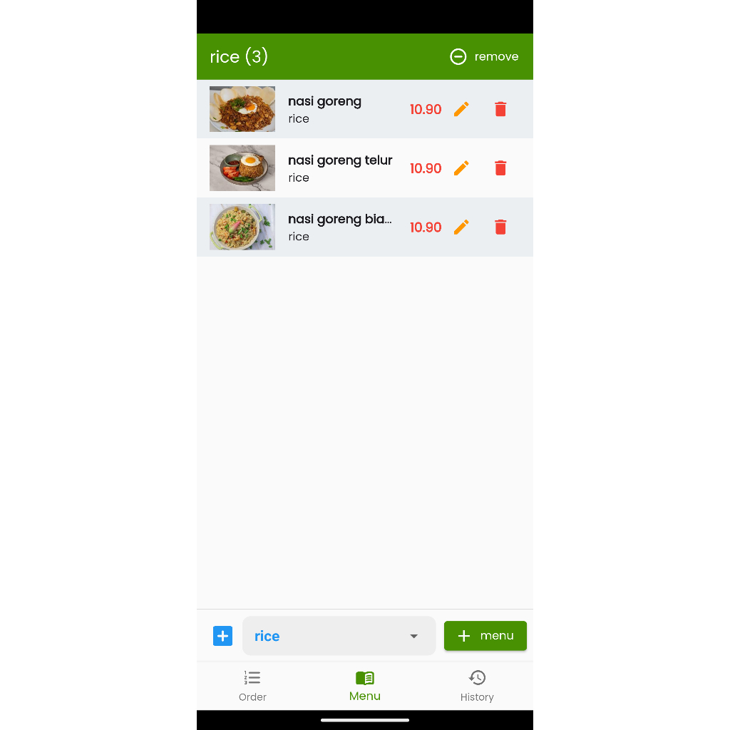 Order Note - Cafe, Restaurant (sesuai untuk kedai makan dan minuman ...