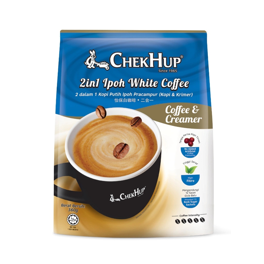 Chek Hup 3 In 1 White Coffee / Chocolate Drink / Teh Tarik 30g - 40g x ...