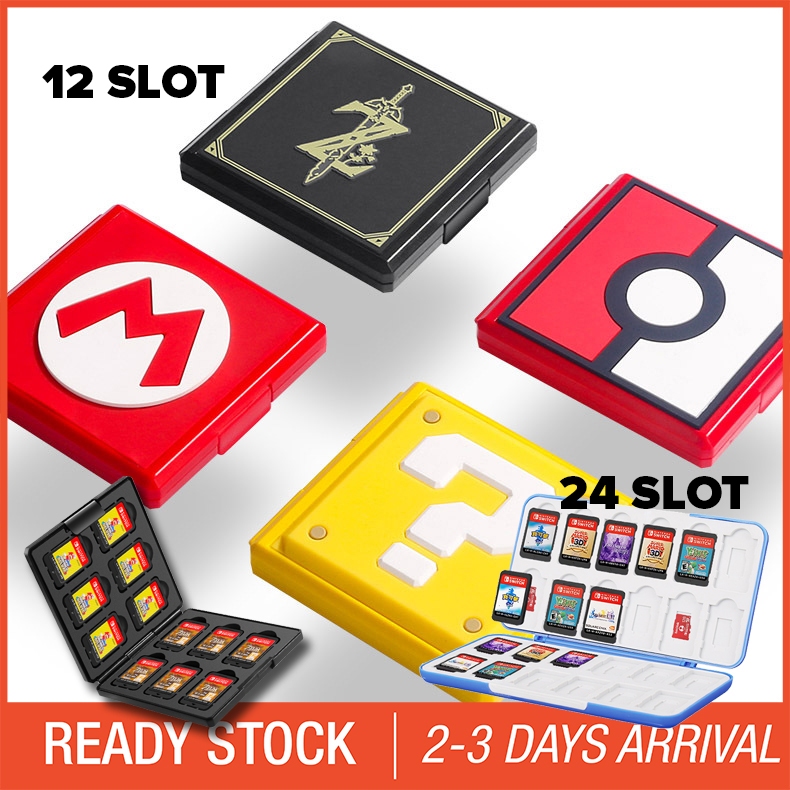 Nintendo Switch Game Card Storage Case Box 12 24 Slot for Game Card 12 ...
