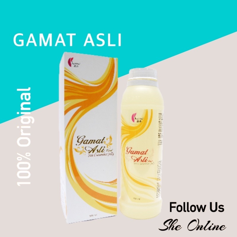 Original INSAAN Gamat Asli Liquid Sea cucumber Jelly 500ml - Ready ...