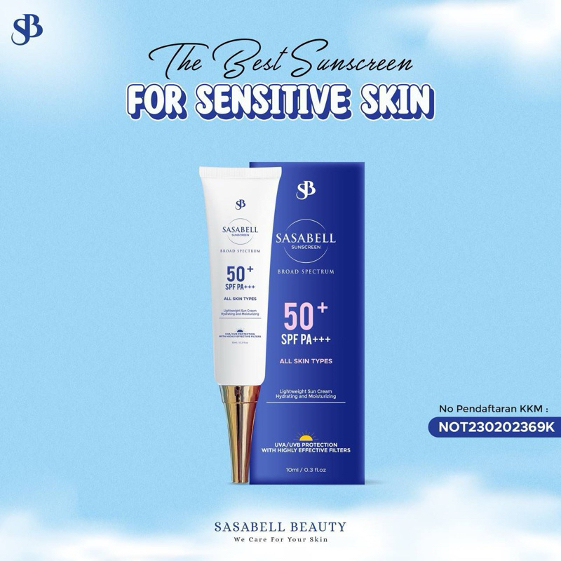 SASABELL SUNSCREEN SPF 50 PA+++ 10ml | Shopee Malaysia
