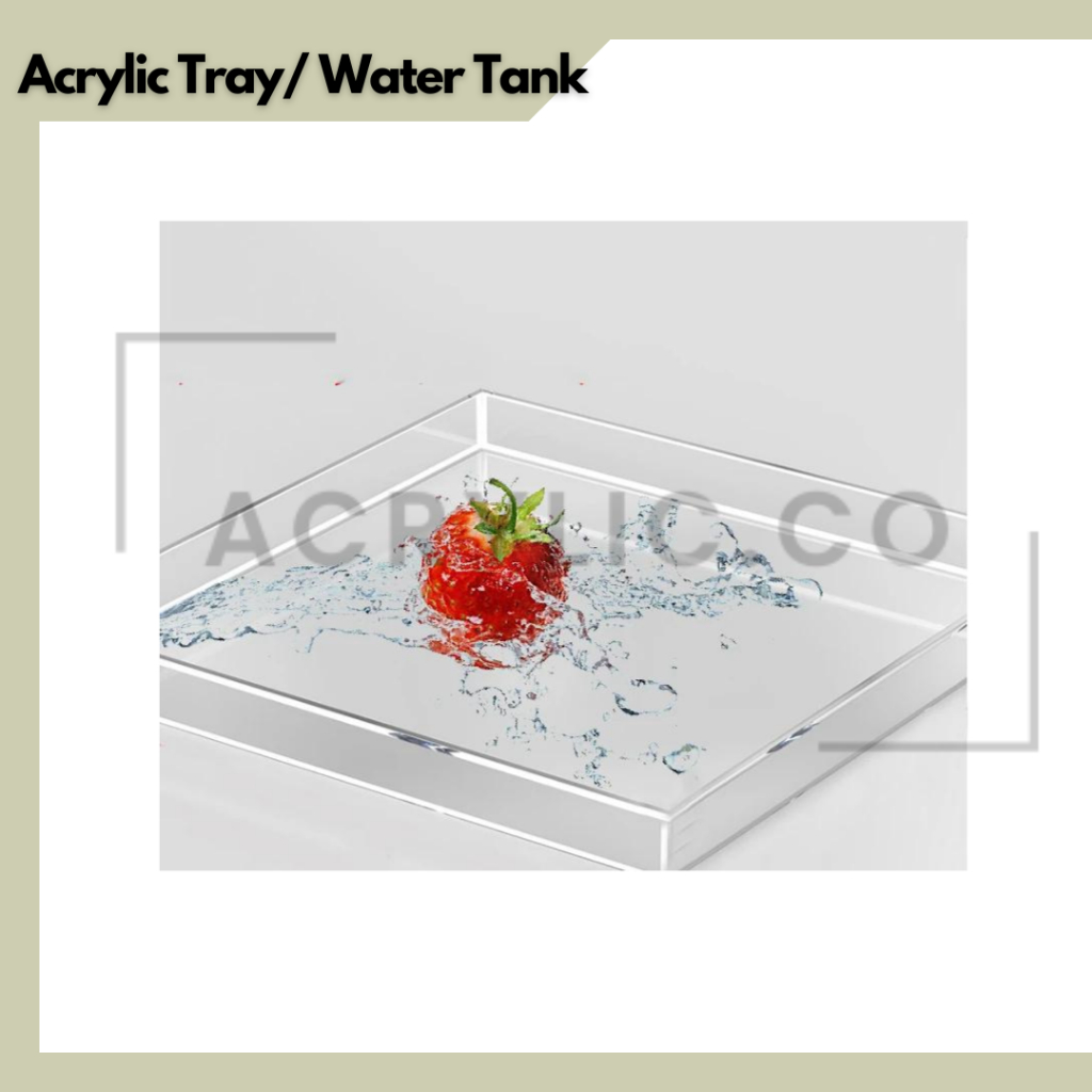Acrylic Tray/ Acrylic Water Tank leakproof for photo shoot | Shopee ...