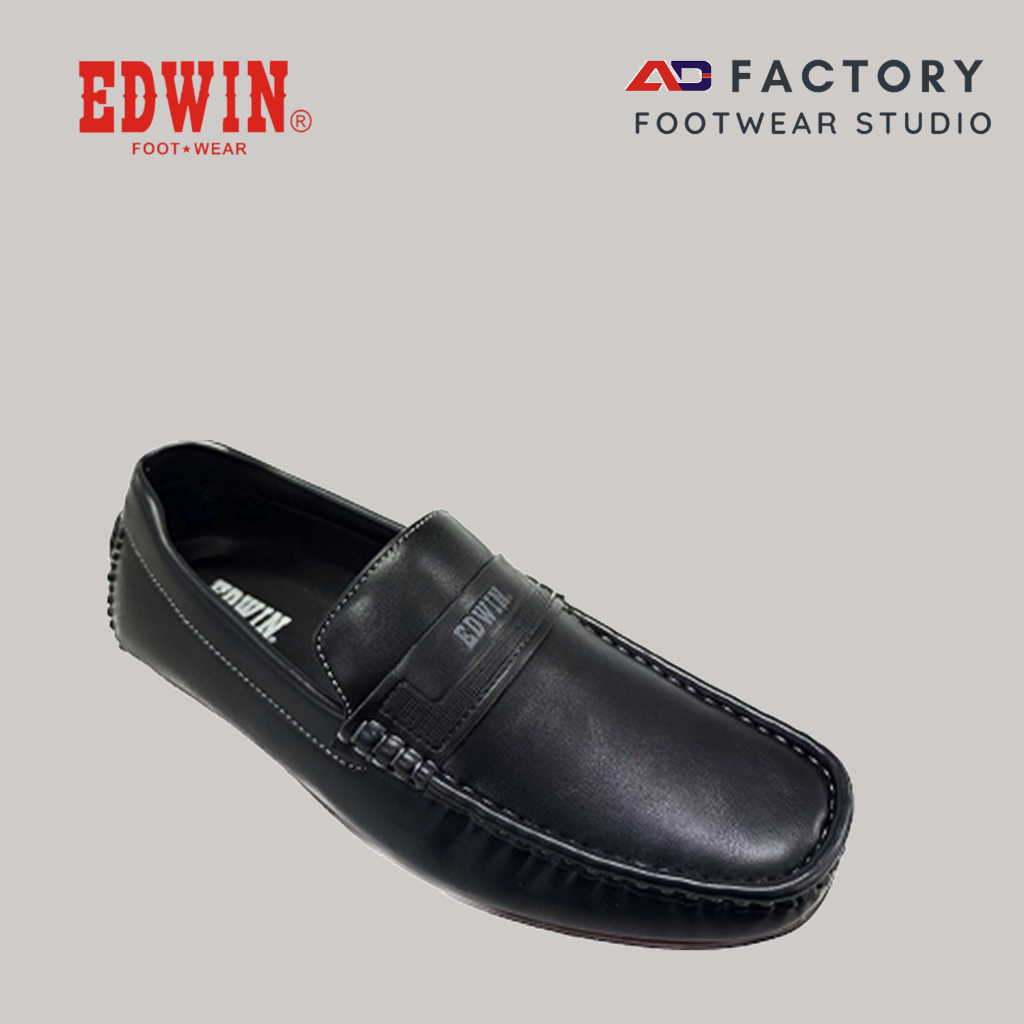 💥[New Arrival]💥Edwin E30378 Men Casual PU Slip On Shoe- Black / Coffee ...