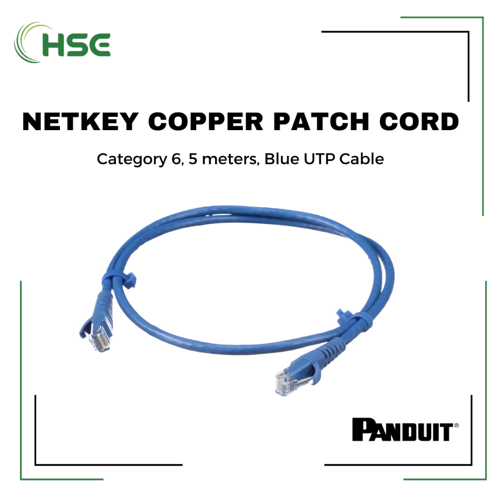 Panduit Netkey CAT 6A Punchdown Module (Blue) - Ready stock | Shopee ...