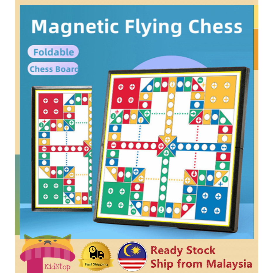 Magnetic Folding Flying Chess Table Games Parent-Child Portable Board ...
