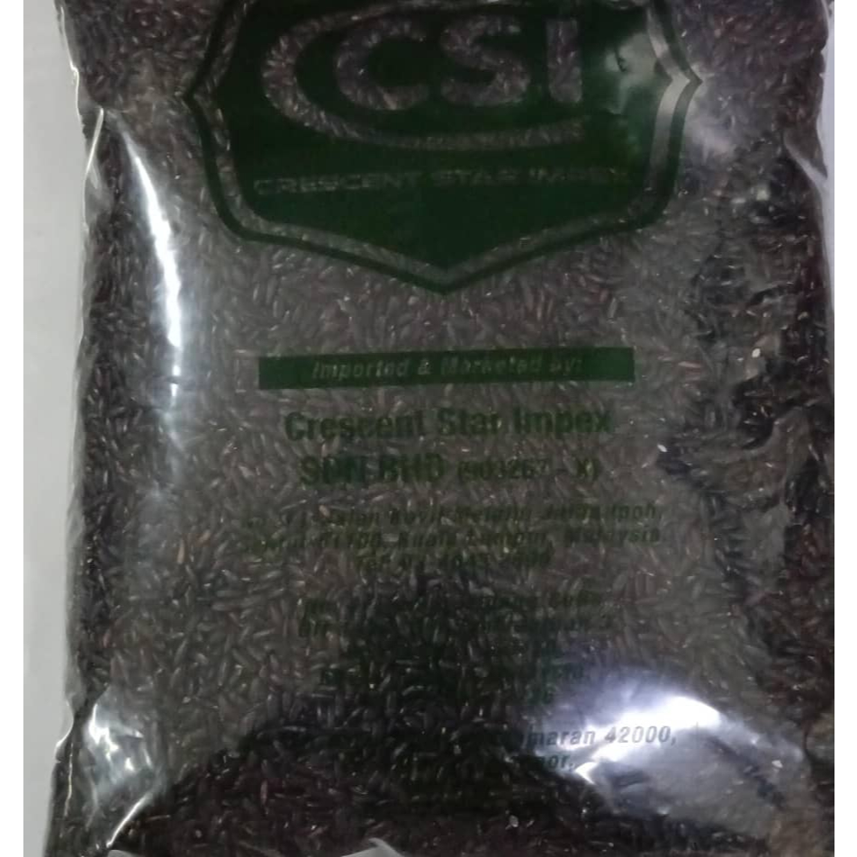 Crescent Star Black Pulut Rice 1 kg | Shopee Malaysia