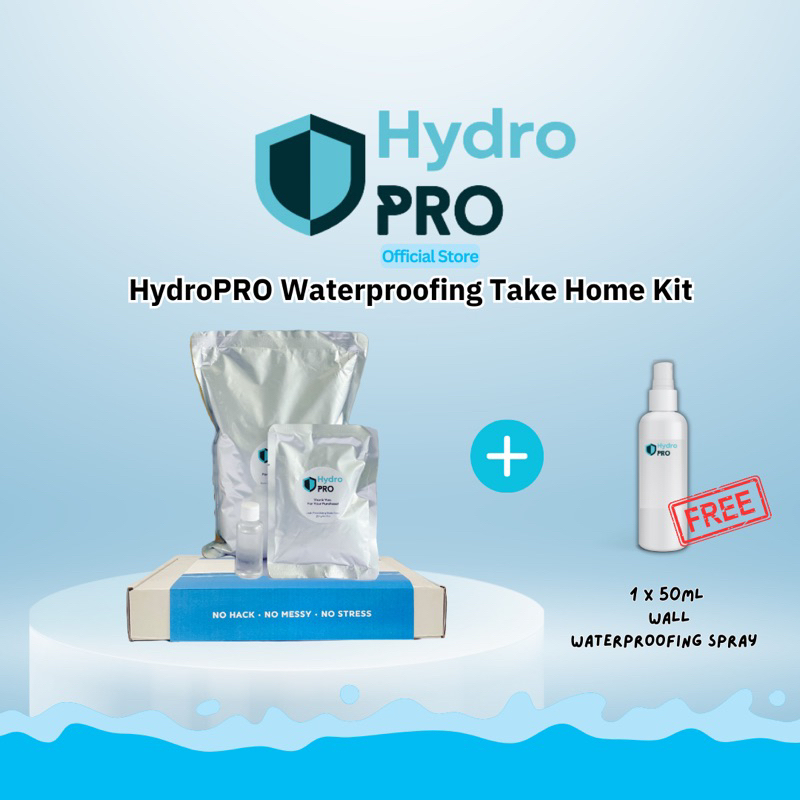 HydroPRO WATERPROOFING TAKE HOME KIT ONE PACK Effective Affordable for ...