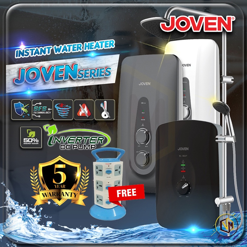 Joven SB11iP SL30iP SC33iP with Inverter DC Pump Water Heater Instant Heat 熱水器 Pemanas Air Bilik ...