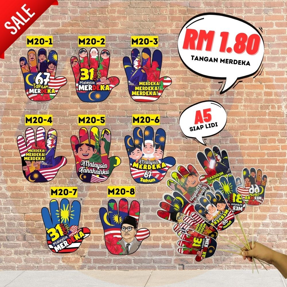 TANGAN MERDEKA OHSEM! - M20 | Shopee Malaysia
