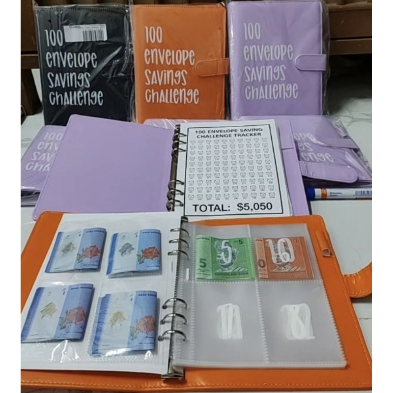 100 savings money challenge simpanan duit sehingga RM5050 | Shopee Malaysia