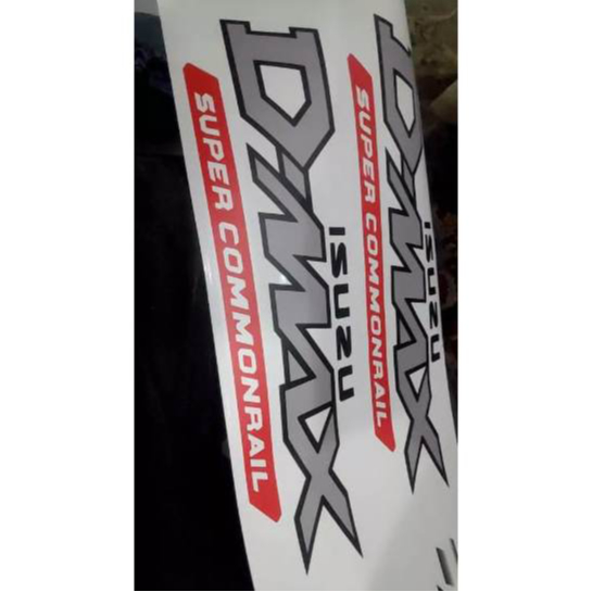 Isuzu Dmax D-Max Car Body Sticker Original Design Car Side Body Sticker ...