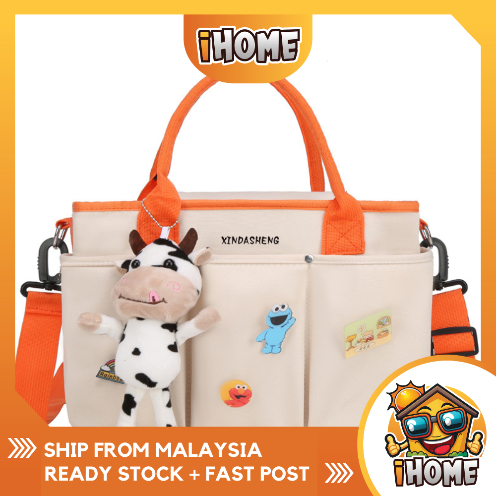 iHOME 1576 Multipurpose Large Baby Diaper Sling Baby Travel Mama Bag ...